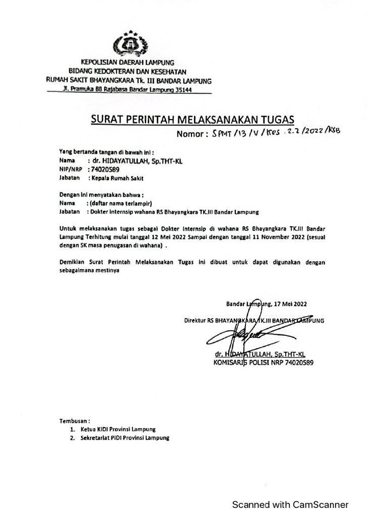 SPMT RS. Bhayangkara | PDF