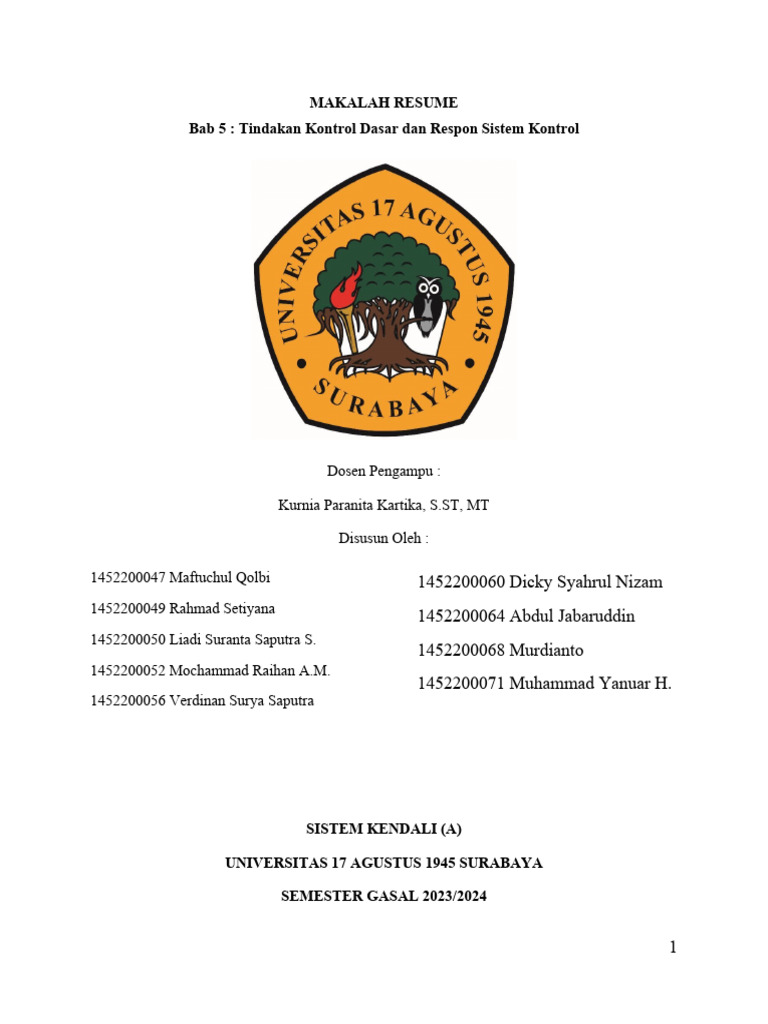 Makalah Resume Bu Tika Bab 5 Revisi | PDF | Teknologi & Rekayasa
