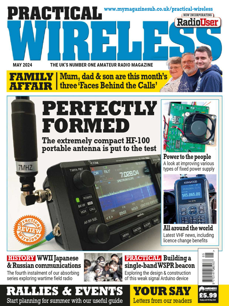 Practical Wireless - May 2024 UK | PDF | Radio | Amateur Radio