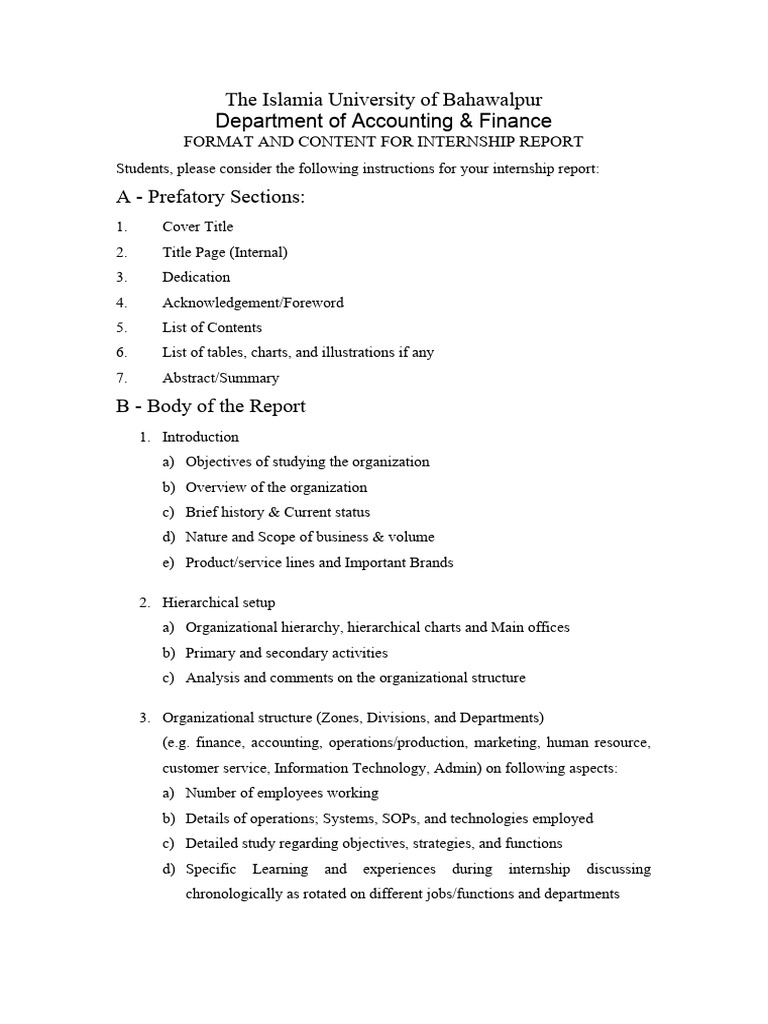 final Internship Report Format-2 | PDF | Hierarchy | Internship