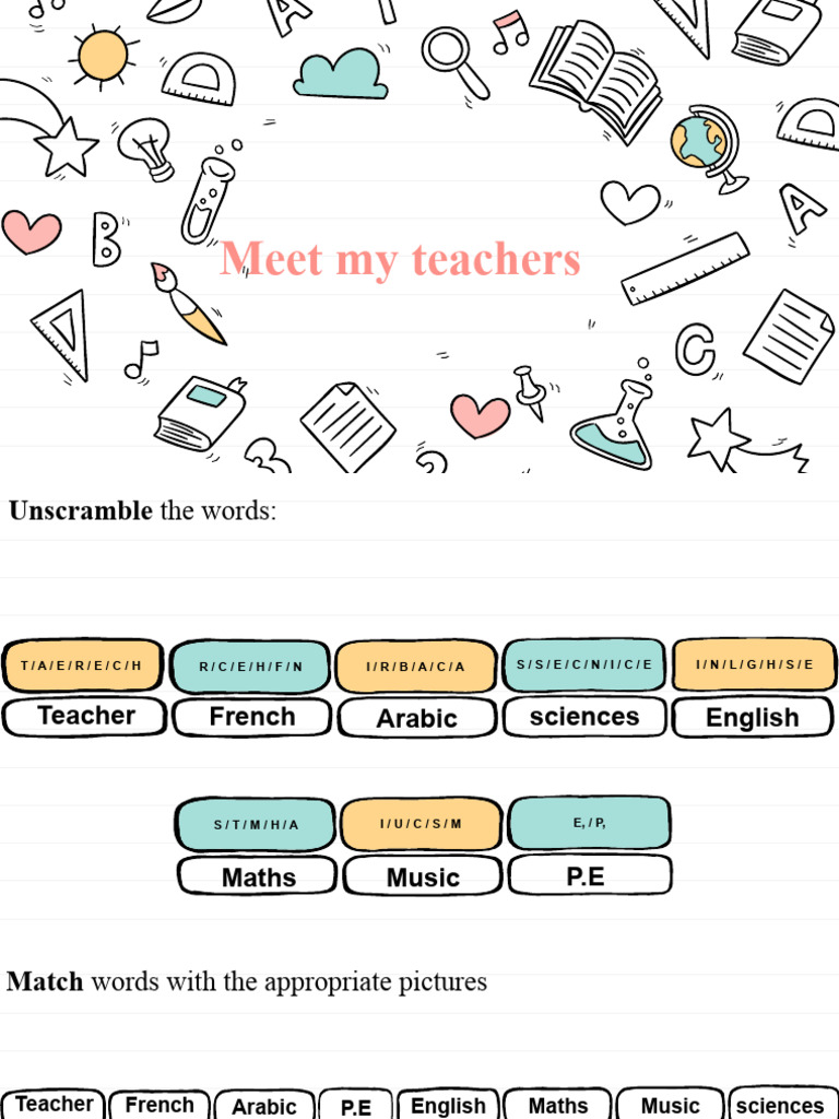 Meet My Teachers: A Lesson Overview | PDF