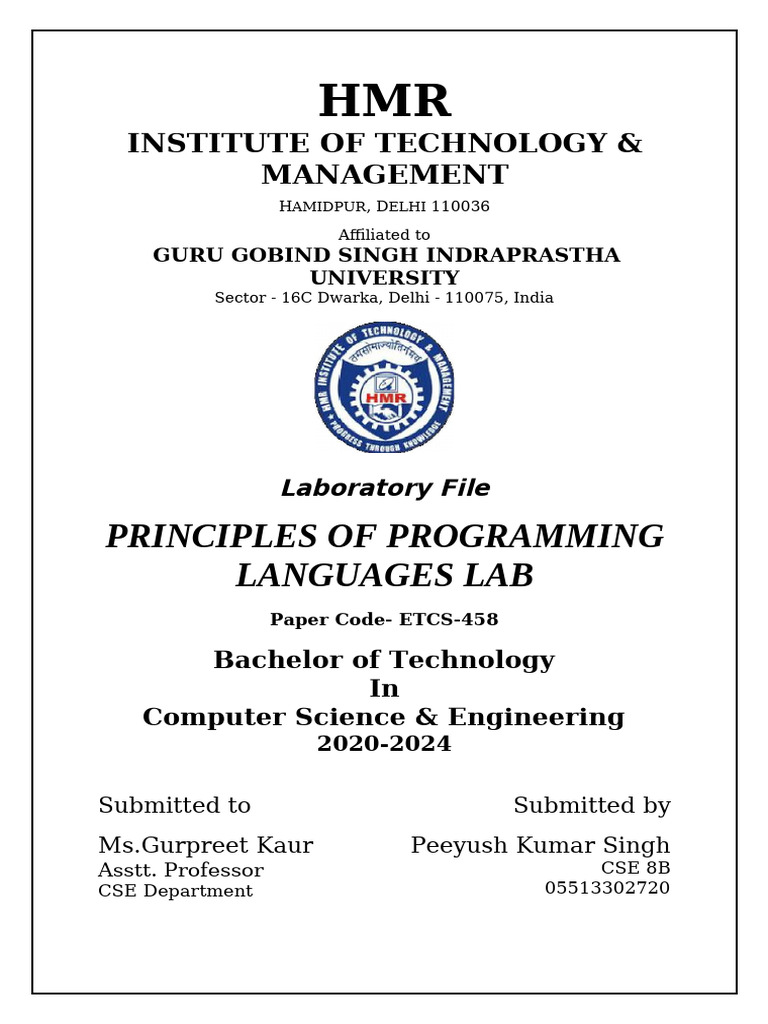 PPL File | PDF | C++ | Computer Programming PPL File | PDF | C++ | Computer Programming