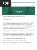 Clinical Practice Guideline - ACOG | PDF | Postpartum Period | Obstetrics