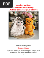 Elya The Crochet Bunny Amigurumi Free Pattern | PDF | Crochet | Stuffed ...