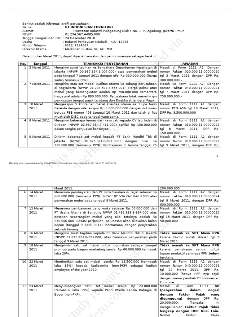 Jawaban Lat PPN | PDF