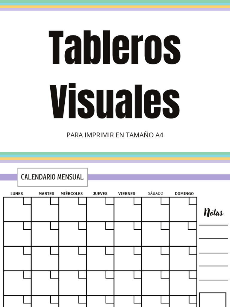 Tableros Visuales para Planificación Mensual | PDF | Salud y bienestar