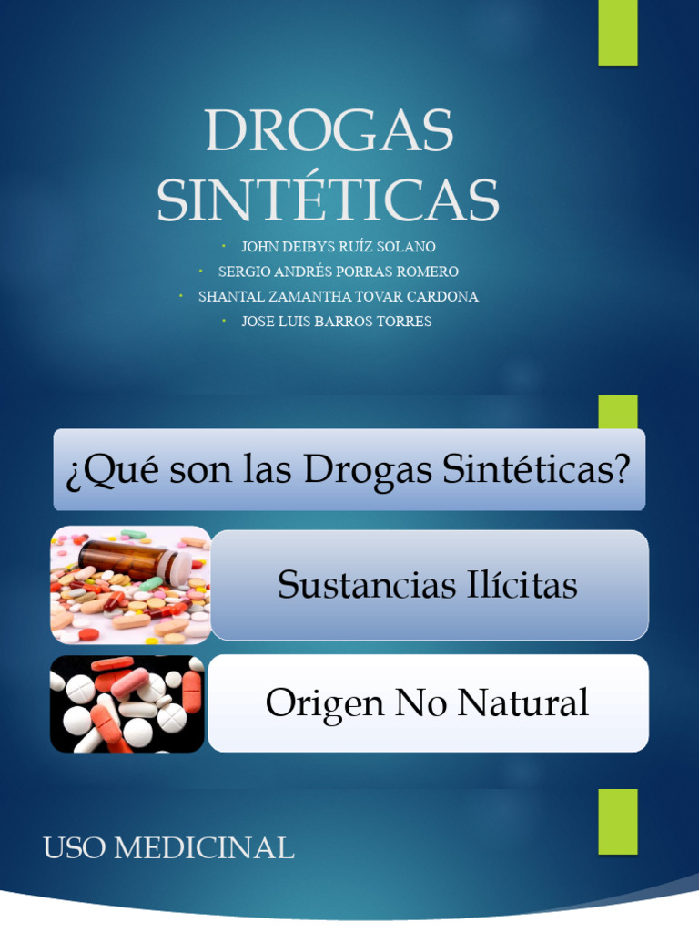 Drogas Sintéticas | PDF | Relaciones personales, crianza y desarrollo personal