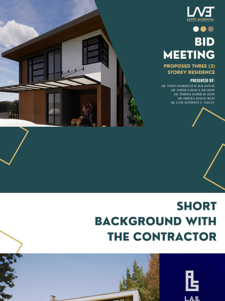 Presentation of Design Development | PDF | General Contractor | Engineering