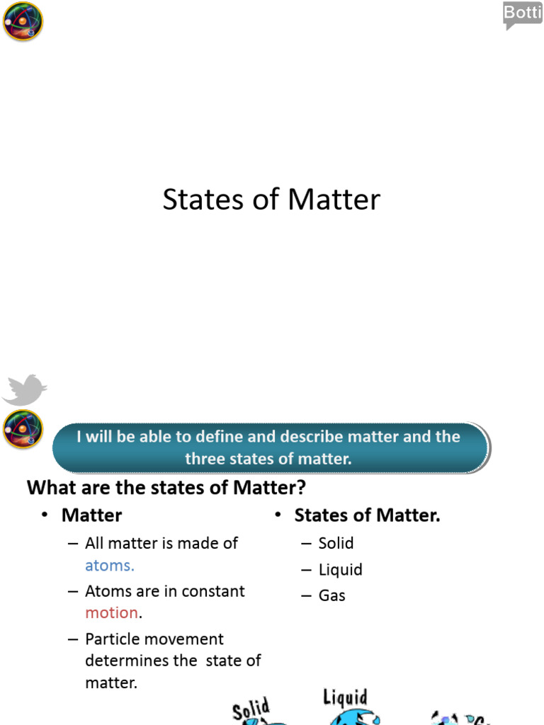 States of Matter and Changes of State | PDF | Matter | Gases
