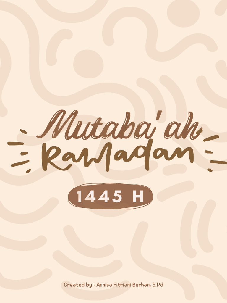 Mutaba'Ah Ramadhan 1445 H | PDF