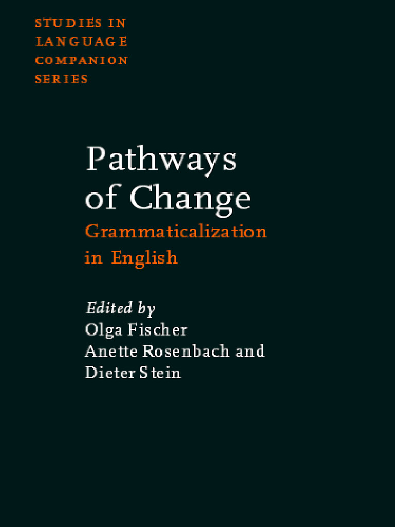 Grammaticalization in Eng - Pathways of Change | PDF | Adjective ...