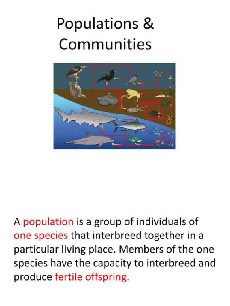 Population and Community 2 | PDF