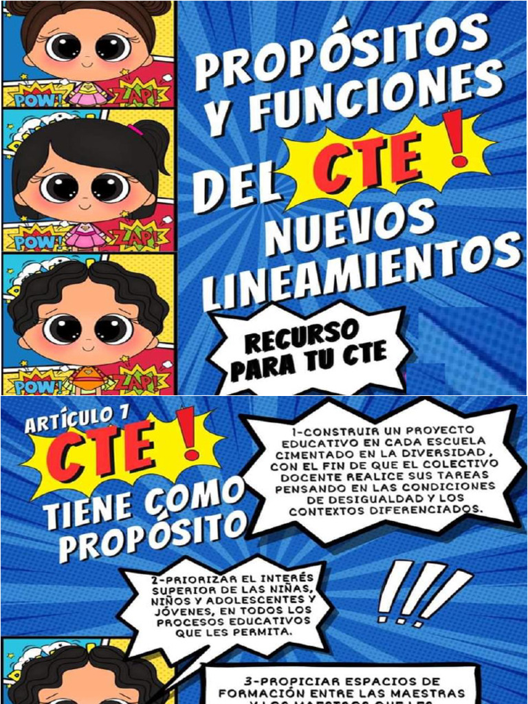 Propositos Nuevos Lineamientos CTE | PDF