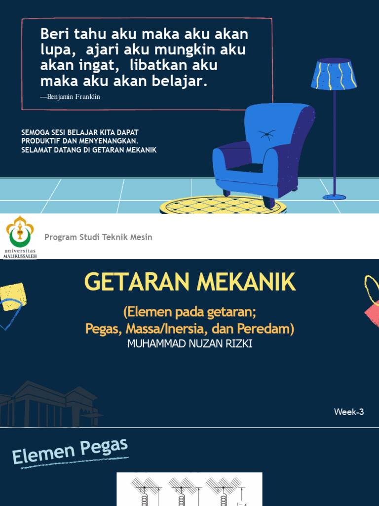 Redaman Pegas dalam Getaran Mekanik | PDF