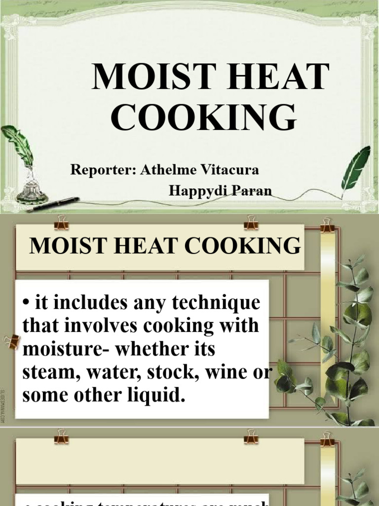 Moist Heat Cooking | Download Free PDF | Boiling | Cooking
