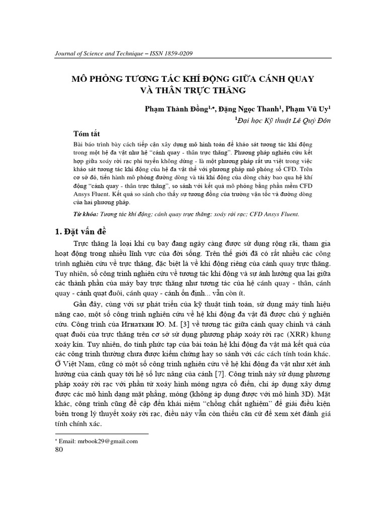 Đ Án MP Tac Dong Giua Than Va Canh May Bay | PDF
