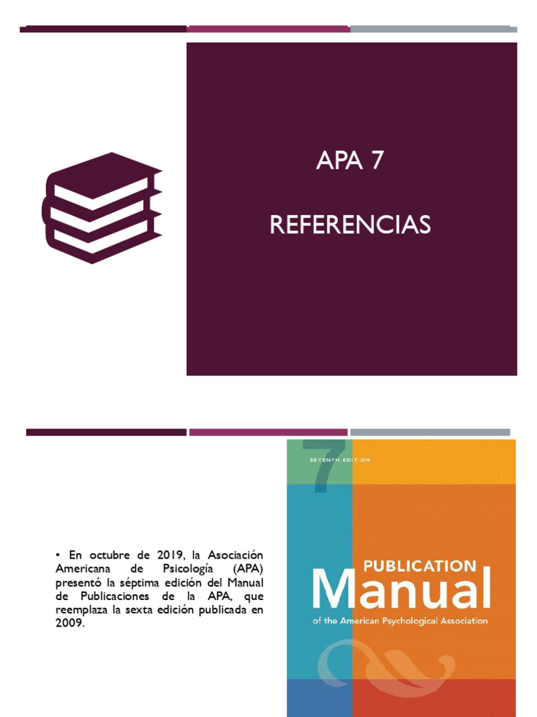APA 7 - Referencias | Descargar gratis PDF | Hipervínculo | Estilo apa