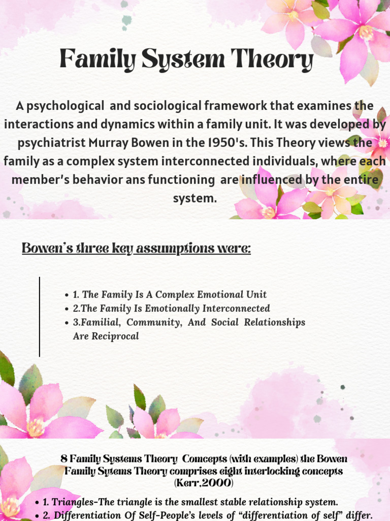 Family Systems Theory Explained | PDF