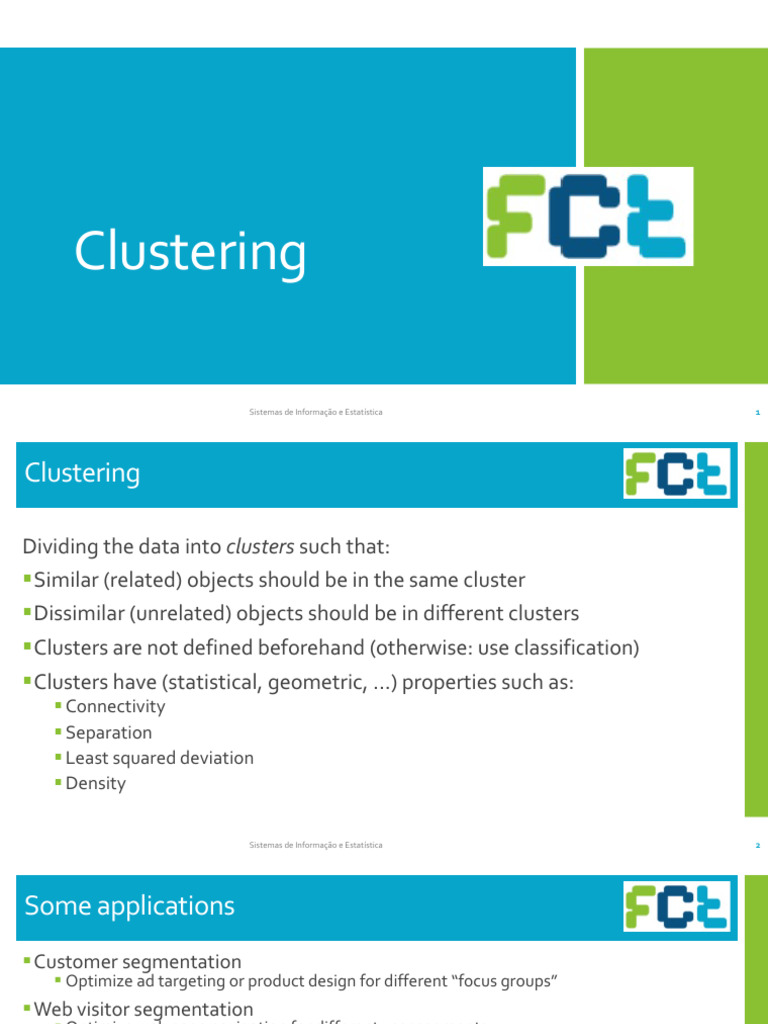 3 - Clustering | PDF | Cluster Analysis | Spatial Analysis