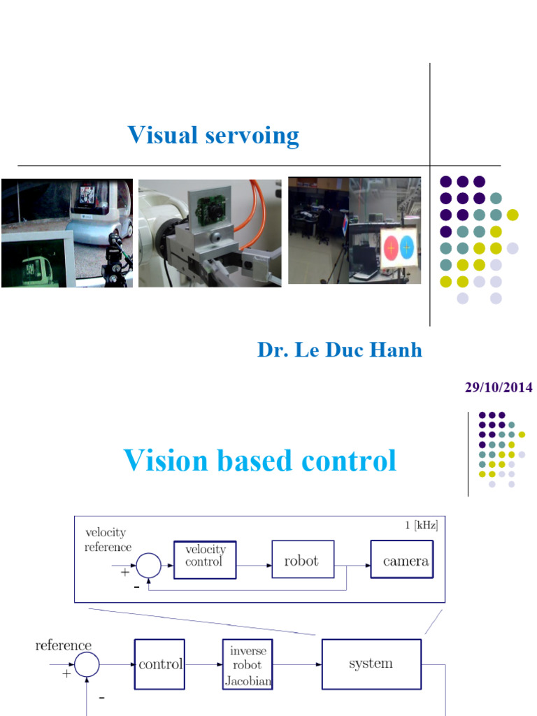 visula servoing | PDF | Computer Vision | Signal Processing