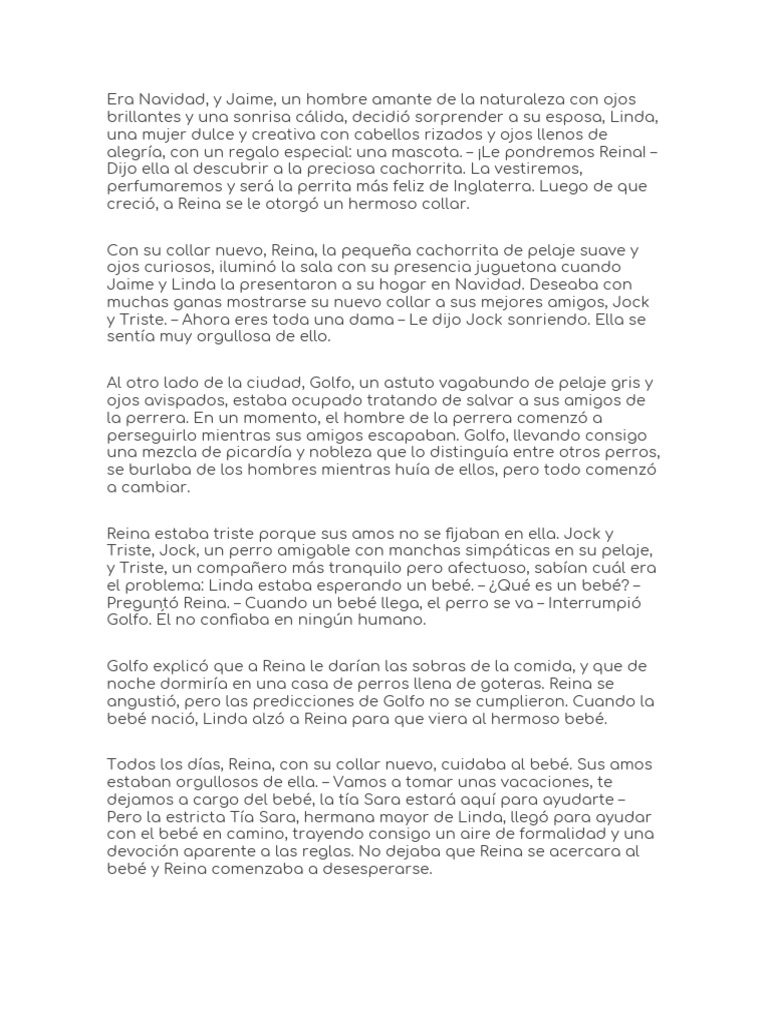 Amor y Aventura Canina en Navidad | PDF