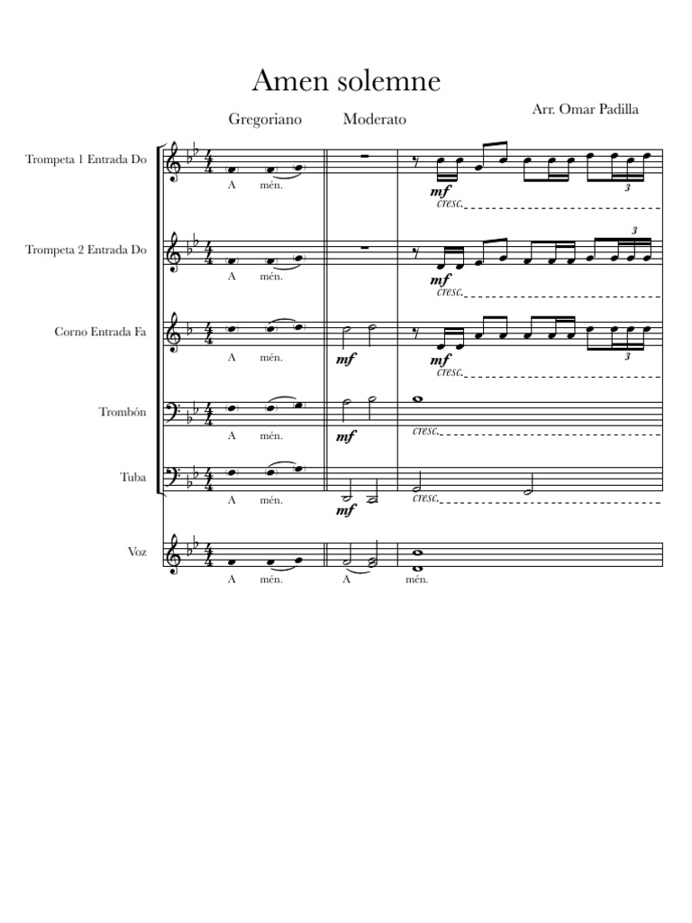 Amen Solemne | PDF
