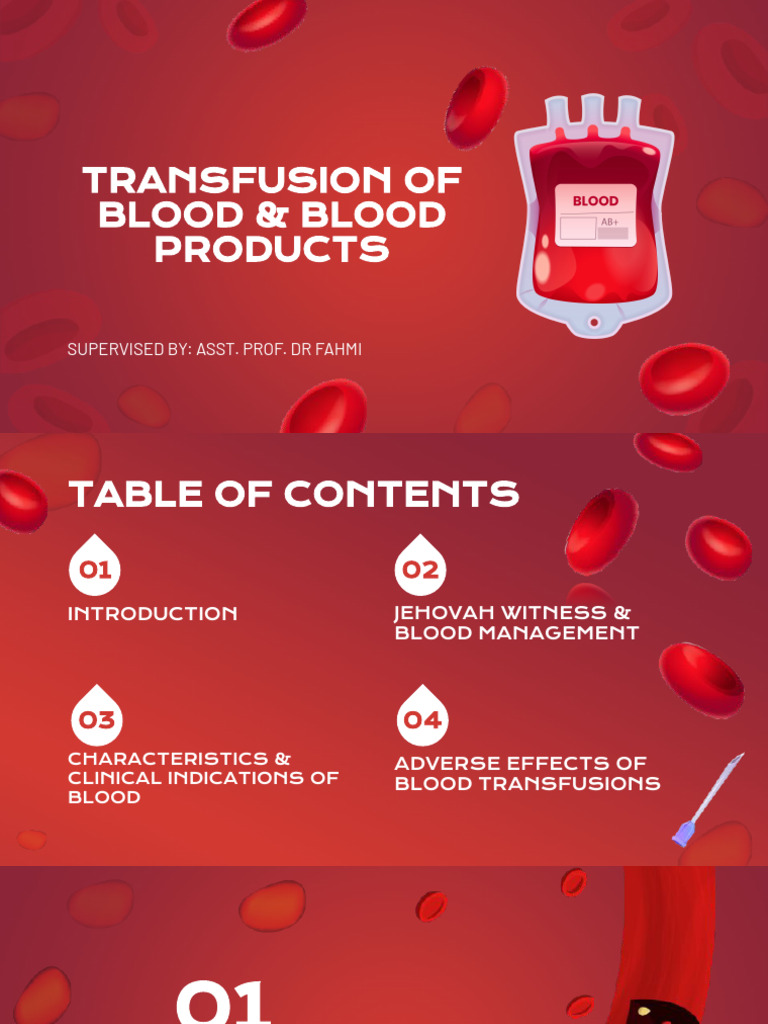 Transfusion Slides | Download Free PDF | Blood Transfusion | Platelet