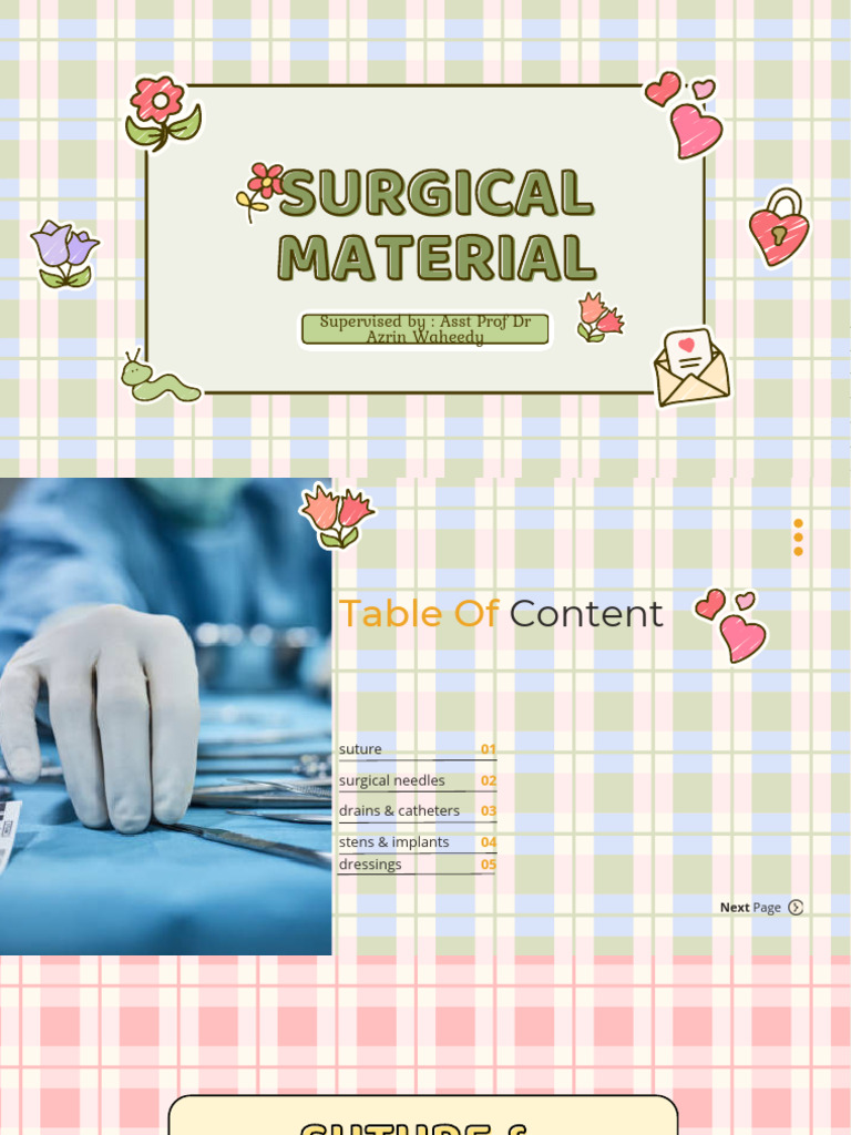 surgical materials (3) (1) | PDF | Stent | Surgical Suture