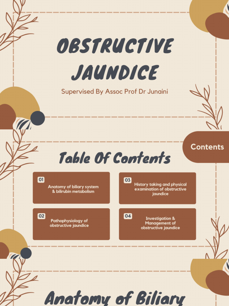 Obstructive Jaundice | PDF