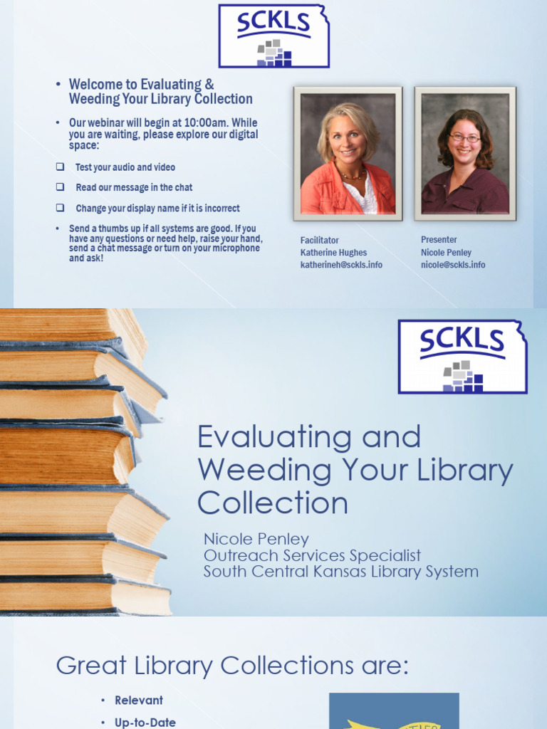 Evaluating and Weeding Your Library Collections | PDF | Libraries | Books