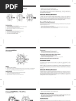 Clock Owners Manuals | PDF | Clock | Horology