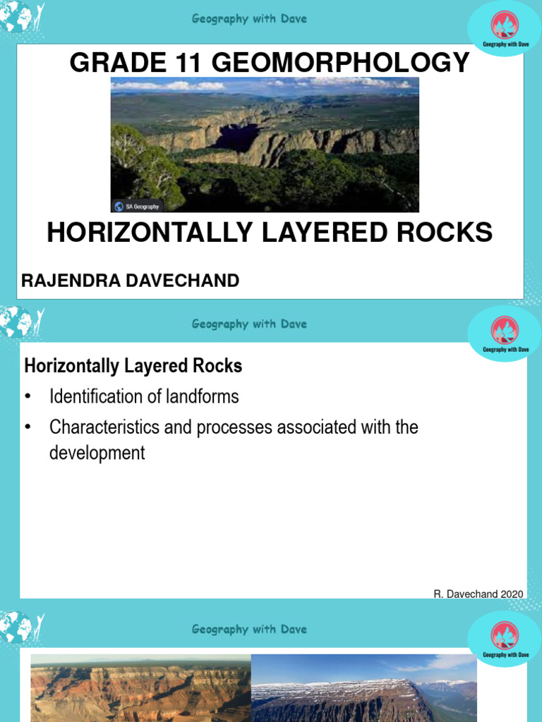 Horizontally Layered Rocks | Download Free PDF | Erosion | Plateau