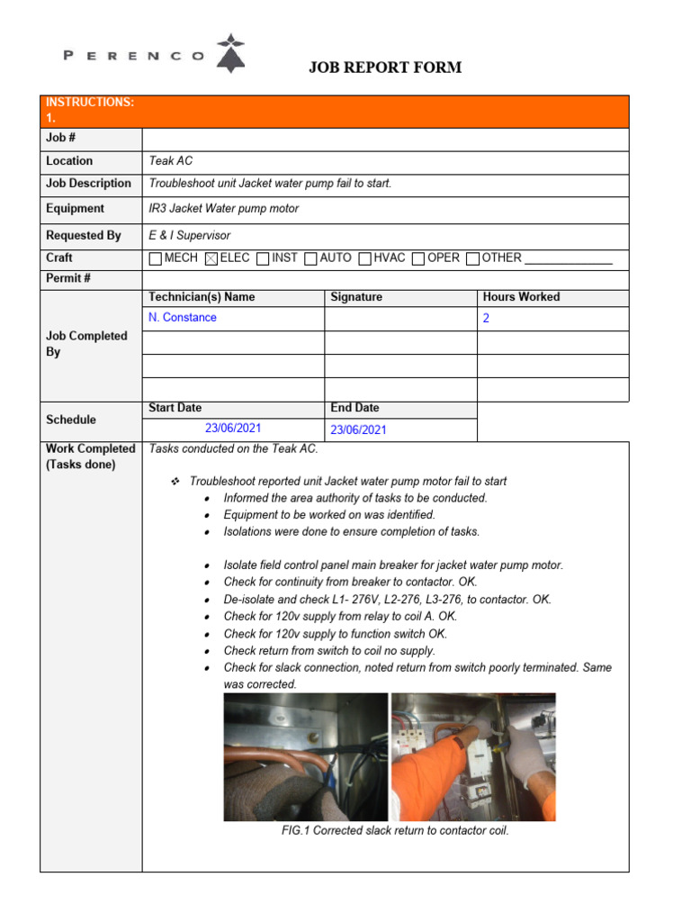 TAC IR3 E&I Report 23062021 | PDF | Electromagnetism | Components