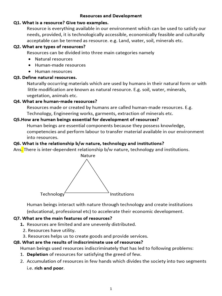 Understanding Resources and Development | PDF | Soil | Erosion