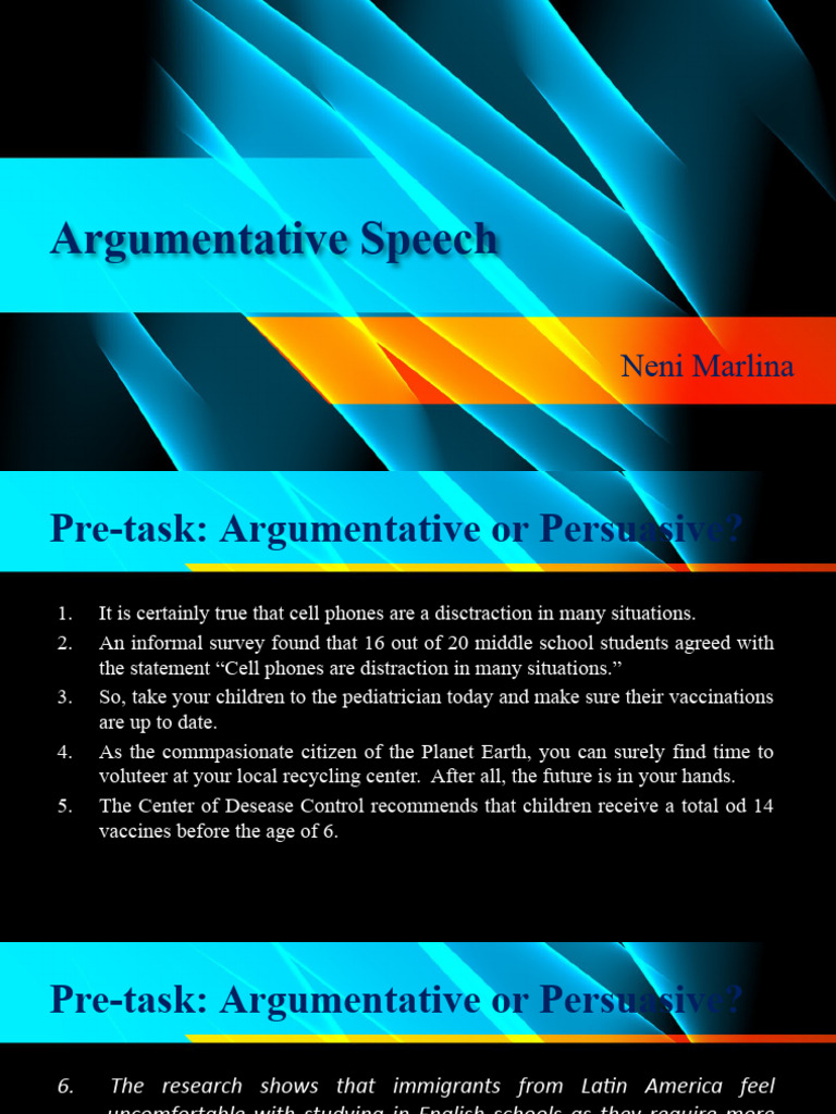Argumentative language | PDF | Argument | Persuasion