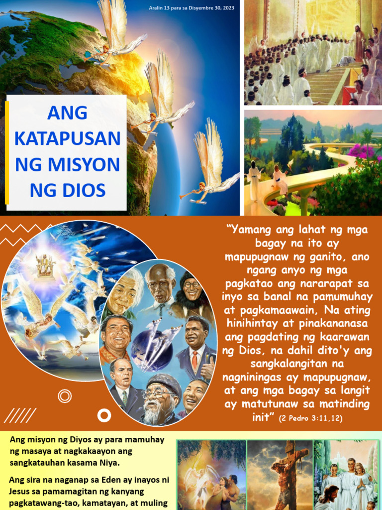 ANG Katapusan NG Misyon NG Dios | PDF