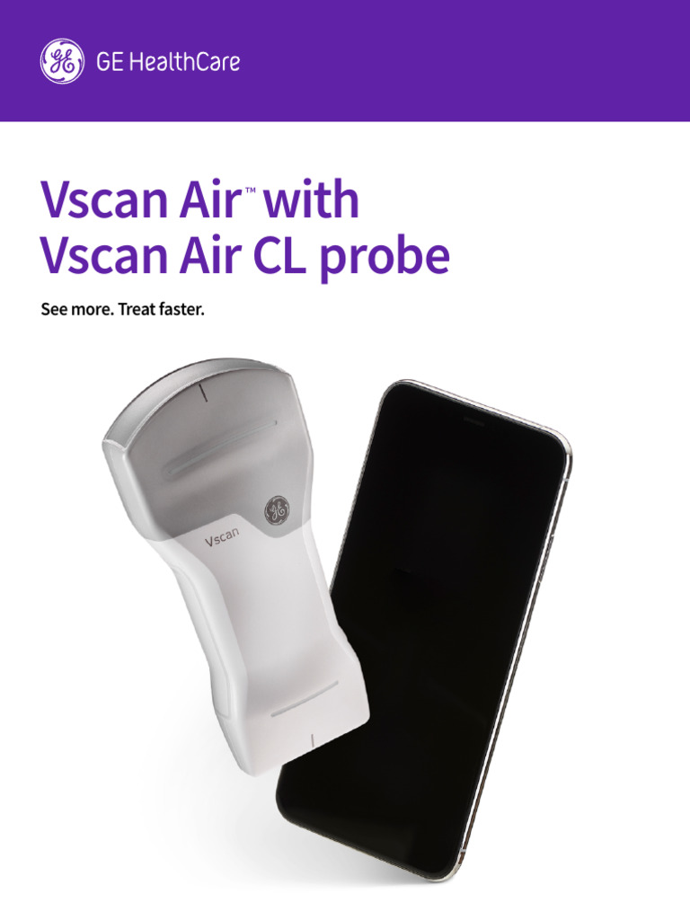 Vscan_Air_Product_Datasheet | PDF | Medical Ultrasound | Medical Device
