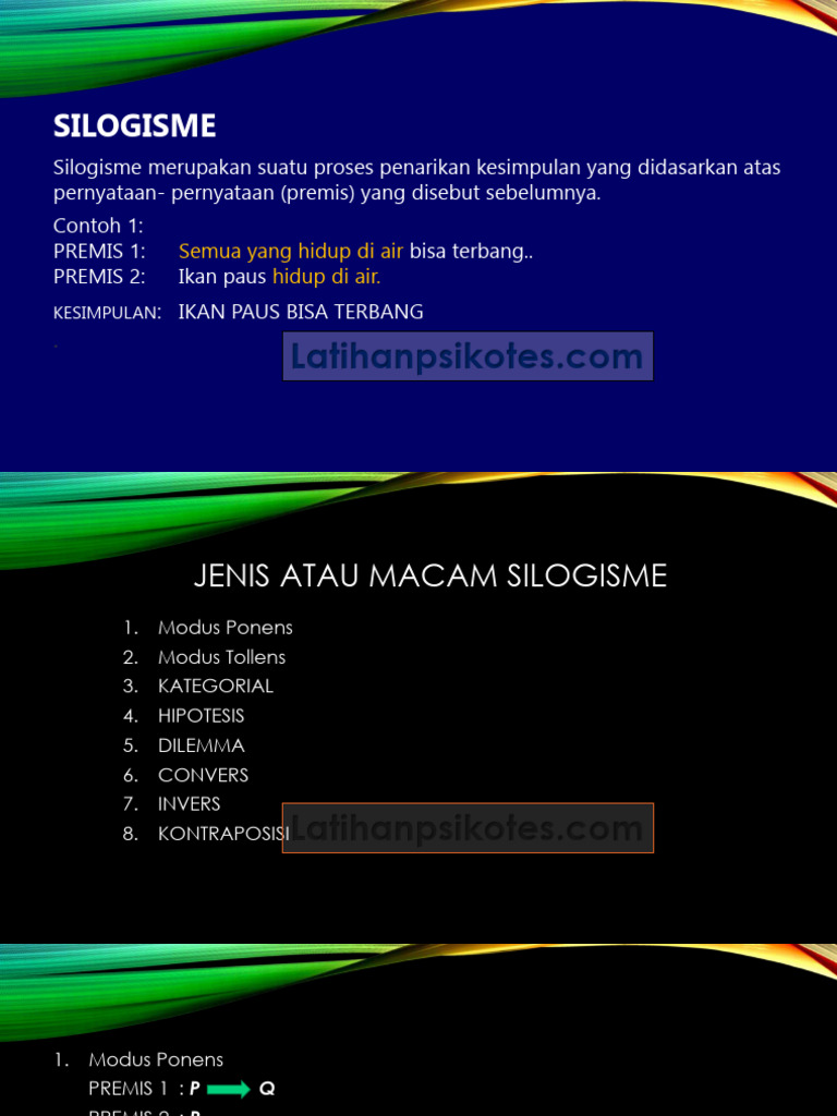 Materi Silogisme | PDF | Seni & Disiplin Bahasa