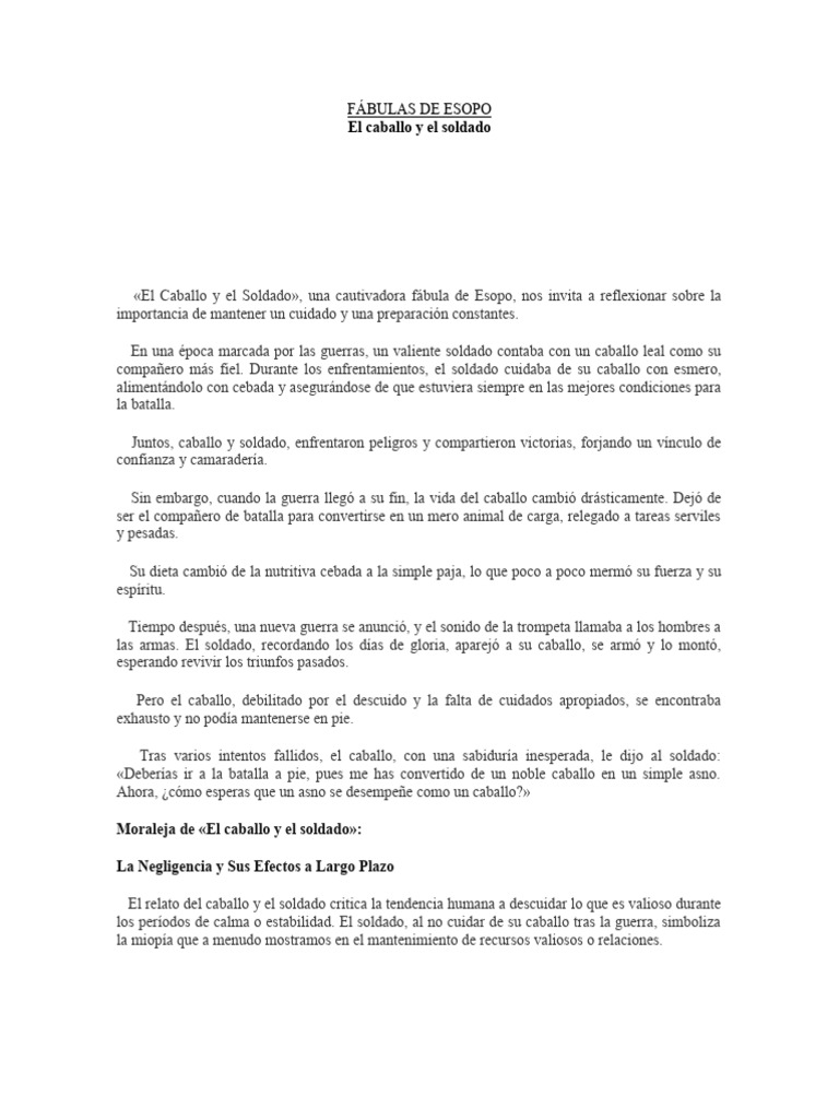 Fábulas De Esopo Pdf