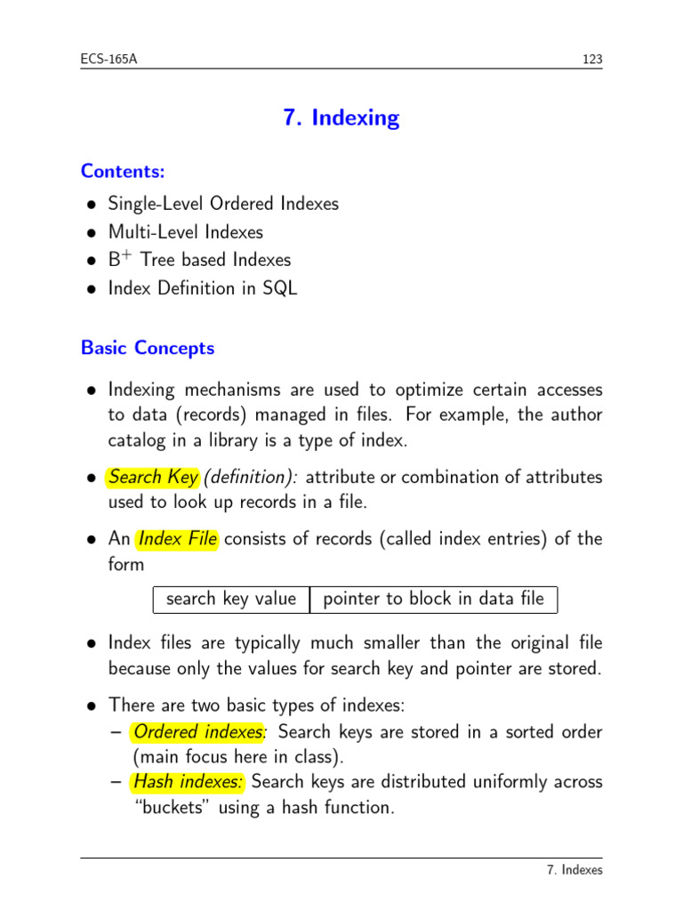 7 Indexing Pdf Database Index Algorithms And Data Structures