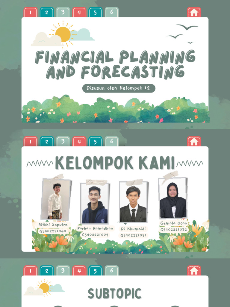 Bab 10 - Financial Planning & Forecasting - Kel 12 - Compressed | PDF