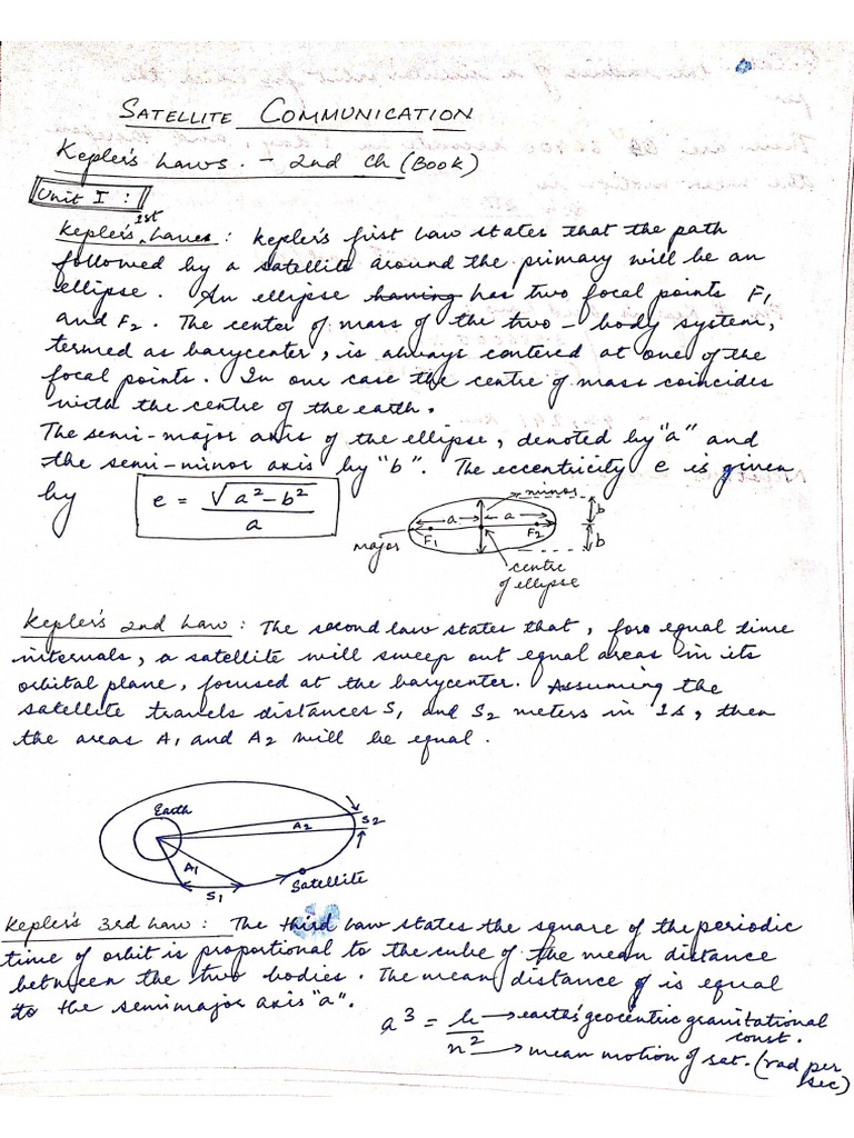 Satellite Communication Notes PDF | PDF