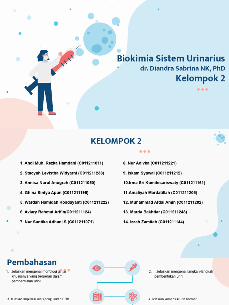 Biokimia Sistem Urinarius KLP 2 | PDF