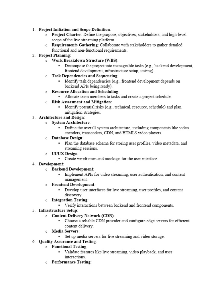Leda Project Plan Overview | PDF | Streaming Media | Software Testing