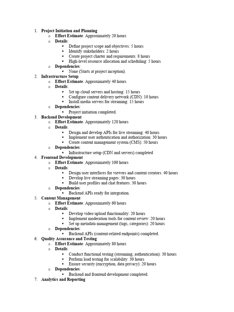 Leda Project Initiation and Planning | PDF | Streaming Media | Cloud Computing