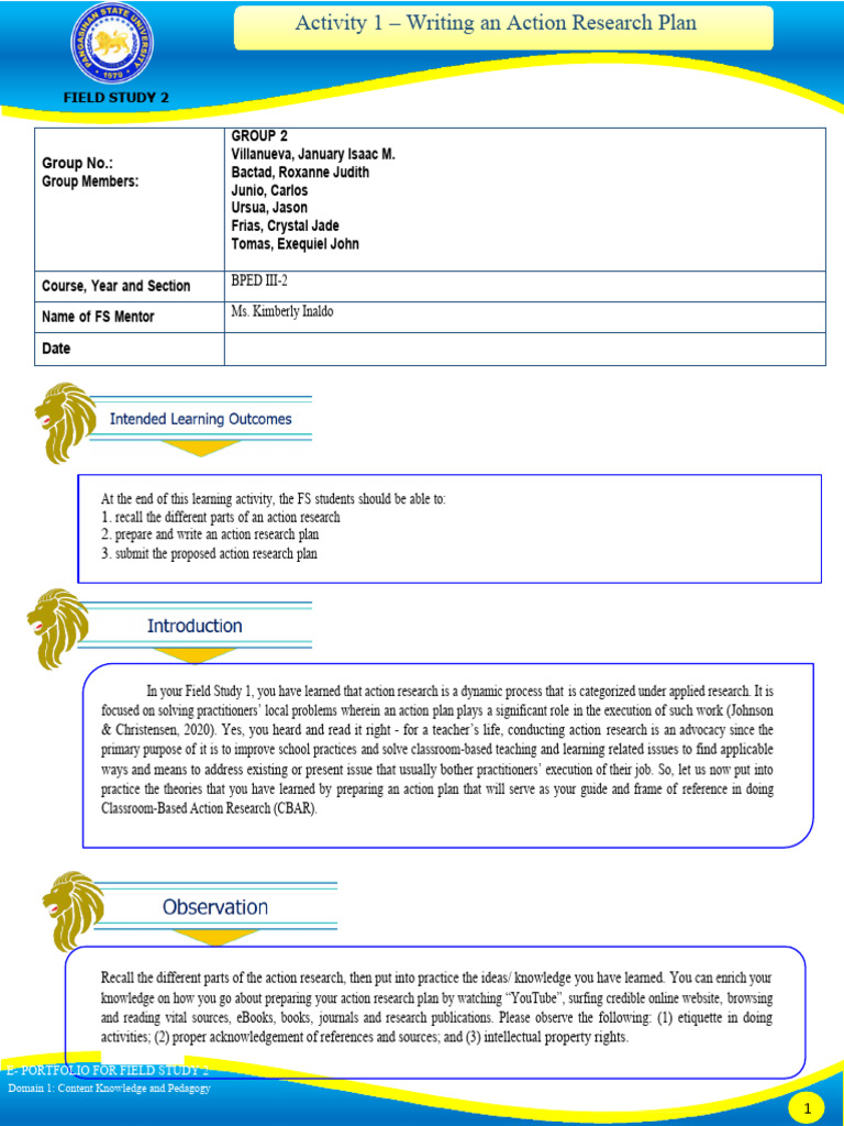 RESEARCH FS2-Activity-1-Villanueva, January Isaac M. | PDF | Learning | Pedagogy