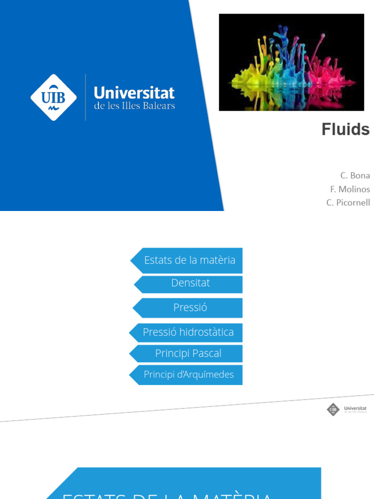 Tema 2.FLUIDS | PDF