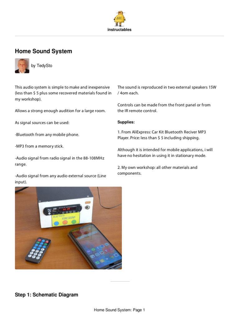 Home Sound System | PDF | Printed Circuit Board | Radio