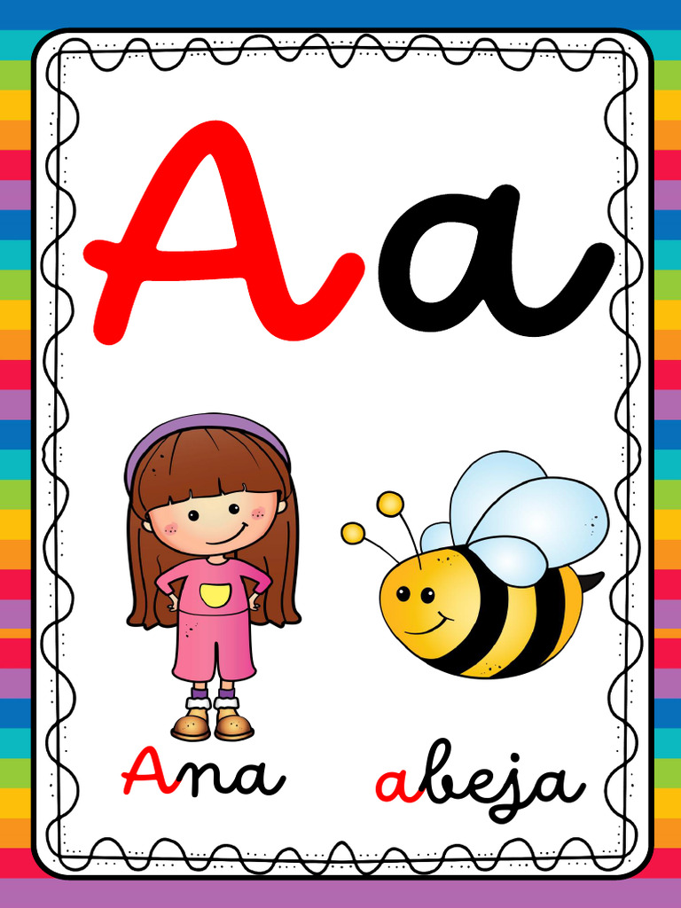 Abecedario Ilustrado para Preescolar | PDF