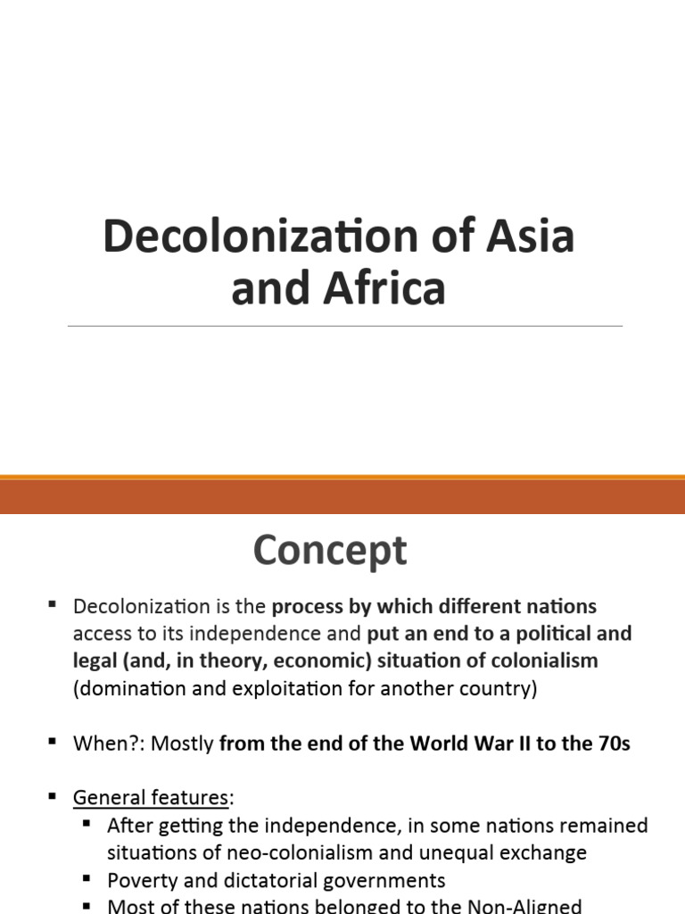 Decolonization | PDF | Decolonization | Middle East